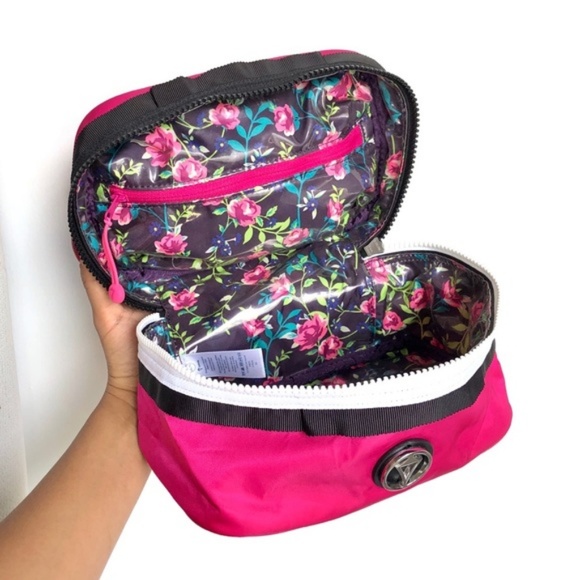 Ivivva | Accessories | Ivivva Hot Pink Rise Shine Repeat Travel Kit Bag ...